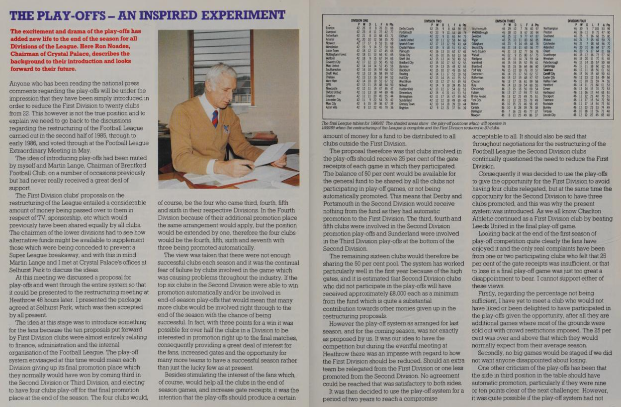 The Play-Offs (Part Two): 1987-1992 - The 1888 Letter