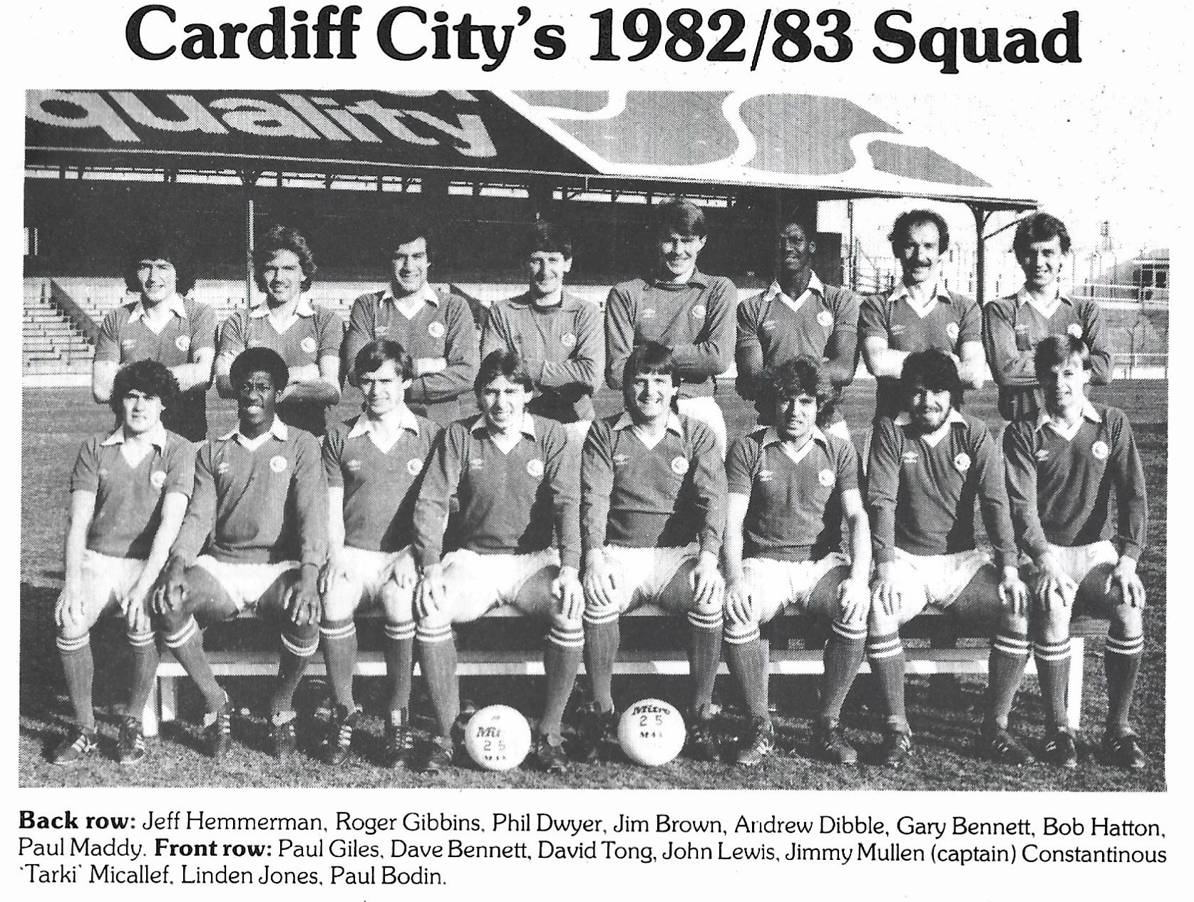 Bristol Rovers v Cardiff City, 1983 - The 1888 Letter
